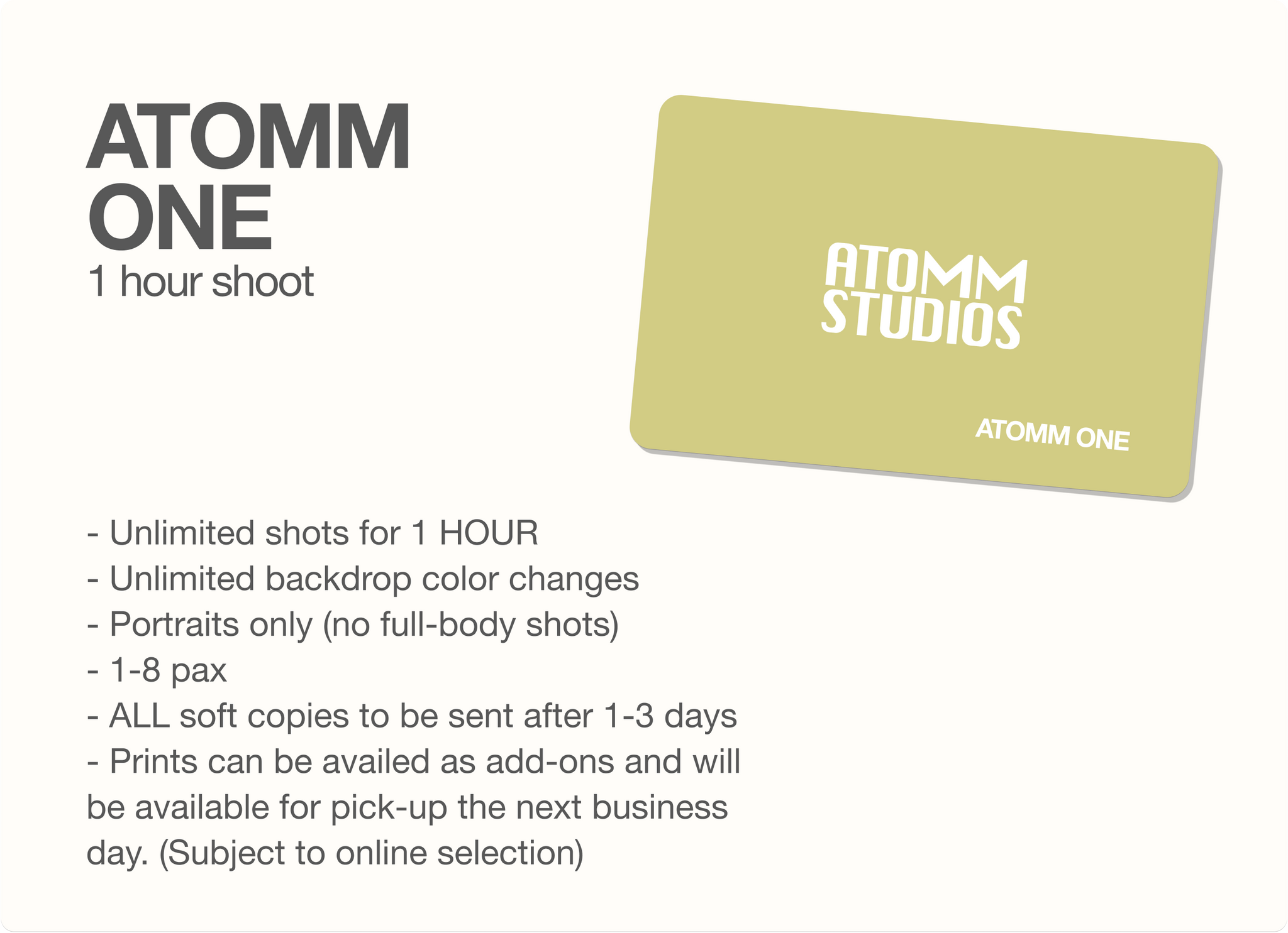 ATOMM E-Gift Card – ATOMM Studios